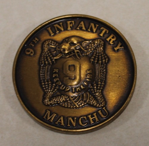 9th Infantry Regiment Manchu Bronze Army Challenge Coin | eBay