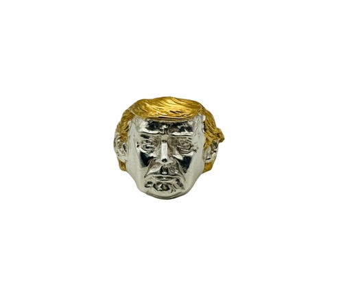 Awesome Sterling Silver Donald Trump Ring! Size 12! | eBay