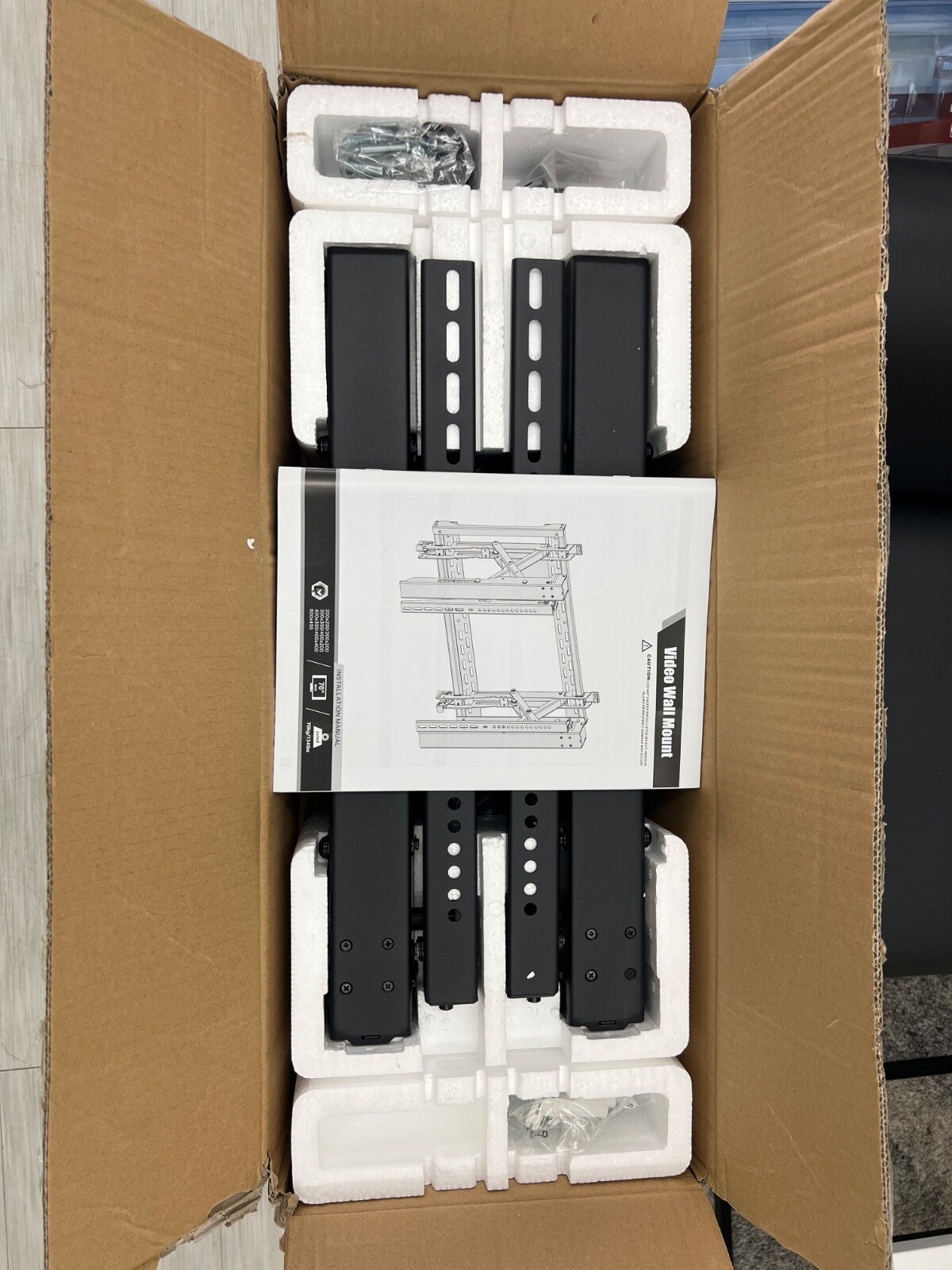 Video Wall Bracket with Micro Adjustment for Easy Leveling ...