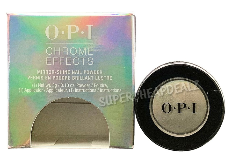 OPI Chrome Effects Nail Powder 3g / 0.1oz / Top Coats 0.5oz - ALL ...