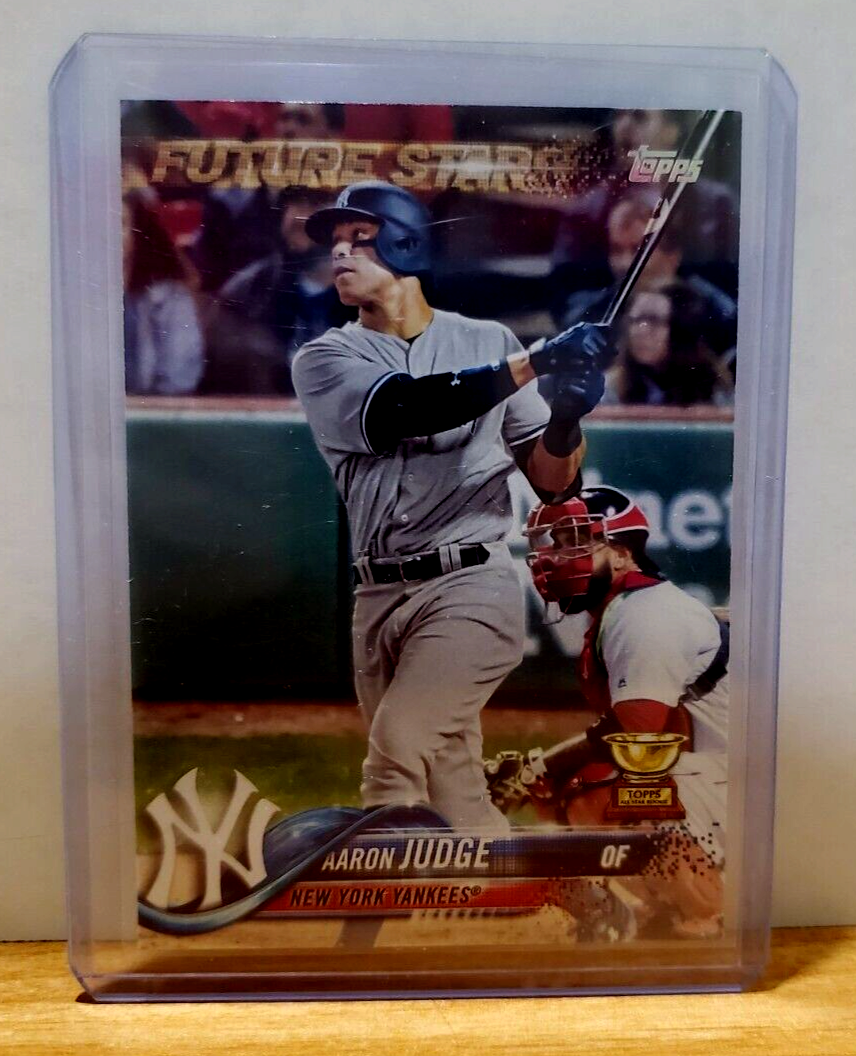 2018 Topps Series 1 Aaron Judge New York Yankees Gold Cup Future Stars ...