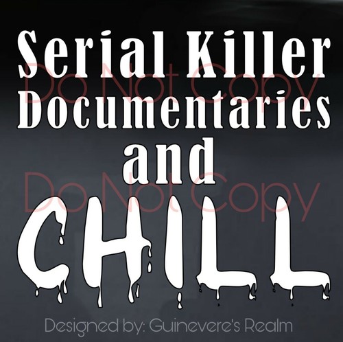 Serial Killer Documentaries and Chill True Crime Vinyl Decal Car Window ...