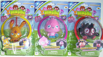 MOSHI MONSTERS CHARMLITE GLOWING FLASHLIGHT FIGURES POPPET KATSUMA ...