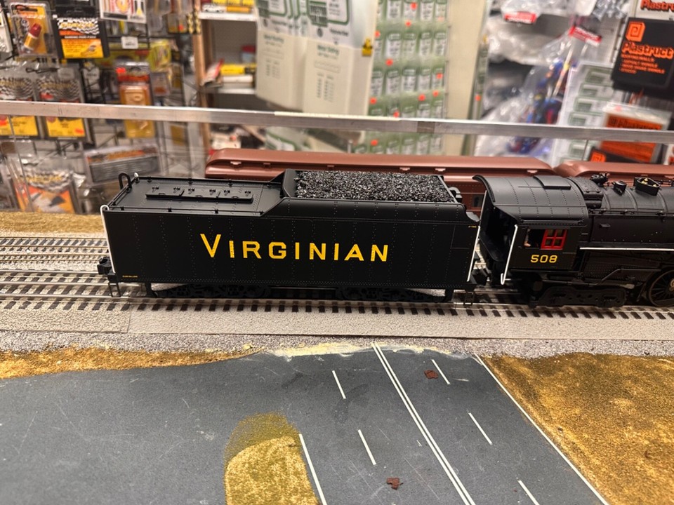 LIONEL TRAIN TMCC VIRGINIAN BERKSHIRE 2-8-4 STEAM ENGINE 6-38077 O ...