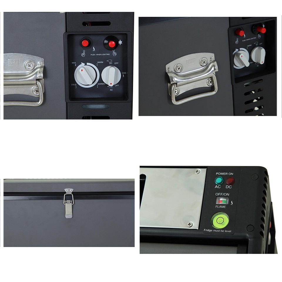 Propane Refrigerator Car 110V Motorhome Camper RV Fridge Portable 2/3 ...