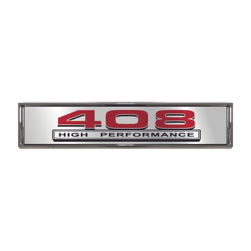 CHROME BADGE #5281~HIGH-PERFORMANCE 408~CUSTOM CAR EMBLEM OTHERS ...