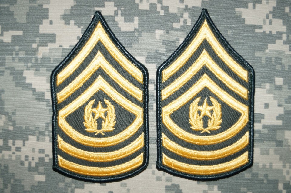 US Army FEMALE Command Sergeant Major CSM E-9 Dress Green Class A ...