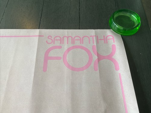 Samantha Fox Original 1987 Sexy Model Pin Up Garage Man Cave Poster ...