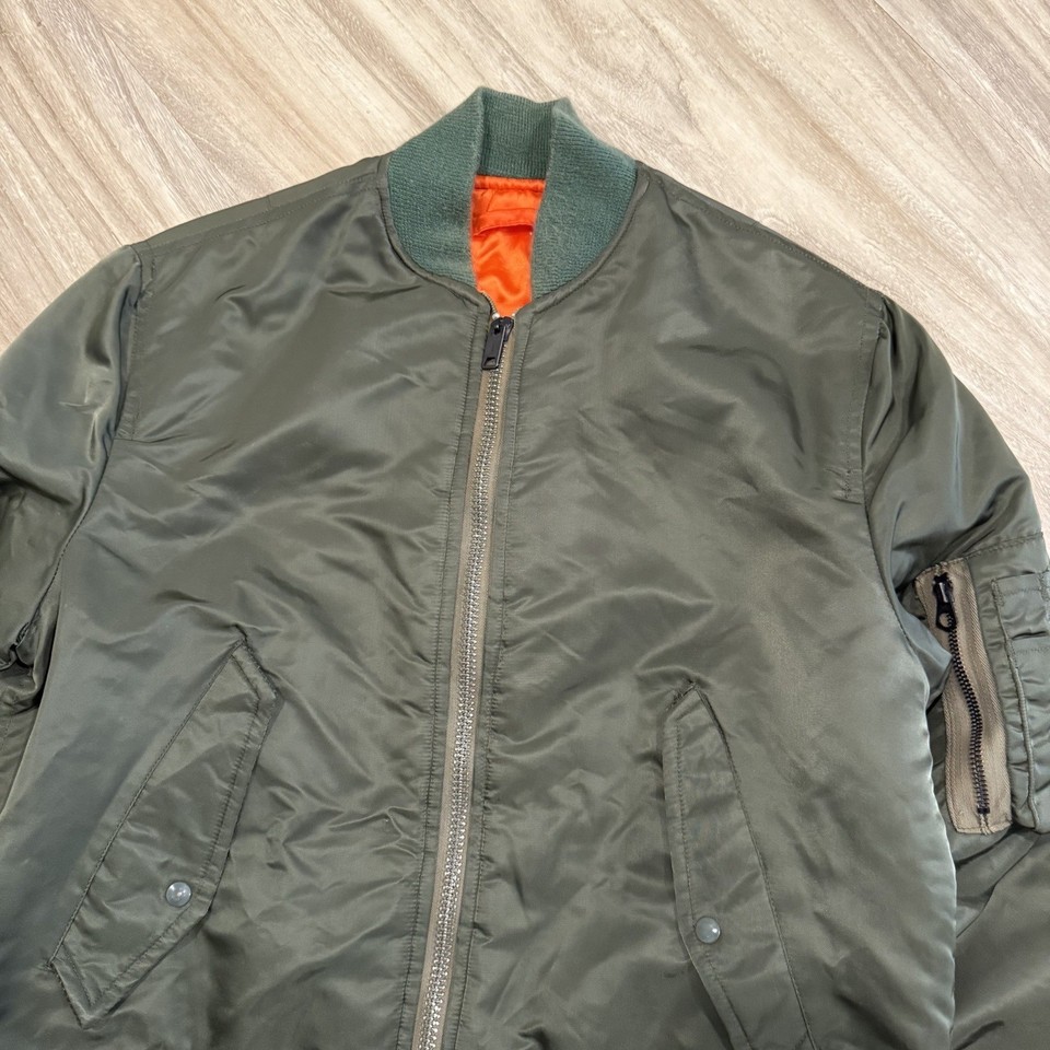 Vintage 70s US Military MA-1 Flyer’s Intermediate Bomber Jacket sz M ...