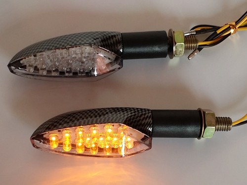 LED MOTORCYCLE TURN SIGNAL For STREET DIRT SPORT BIKE ATV DUAL SPORTS ...
