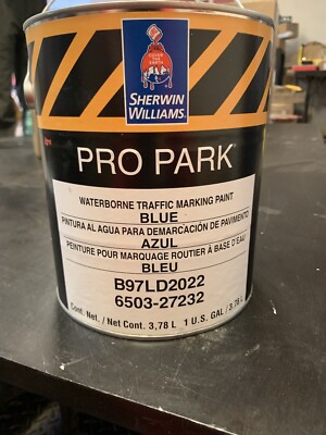 Sherwin Williams Pro Park Waterborne Traffic Marking Paint - BLUE ...