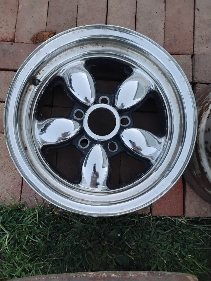 4 American Racing Daisy Coke Bottle 15x7 5 Spoke Wheels 5x4 3/4" Bolt ...