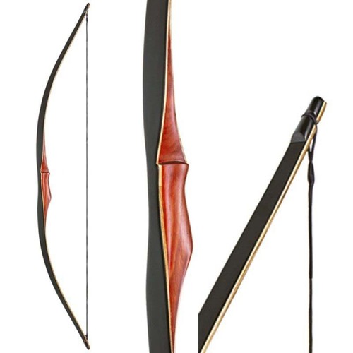 Traditioneller Langbogen longbow Ragim Wolf 30 bis 50 lbs incl. Sehne ...