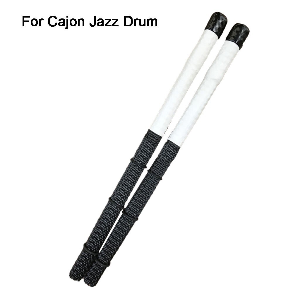 Wavy Cajon Jazz Drum Brush Rods Choose Your Style with Black or White ...