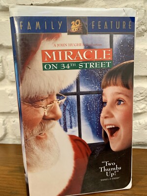 MIRACLE ON 34TH STREET - 1994 - VHS ((FOX VIDEO/8689)(WILSON ...