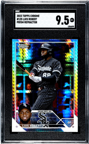 2023 Topps Chrome #125 Luis Robert PRISM REFRACTOR SGC 9.5 MINT+ | eBay