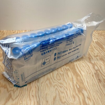 20 Falcon Tissue Culture Treated Flasks 50ml - Corning 353108 - Exp 06/ ...