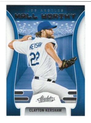 Clayton Kershaw Insert 2022 Absolute Hall Worthy #5 Baseball Card | eBay