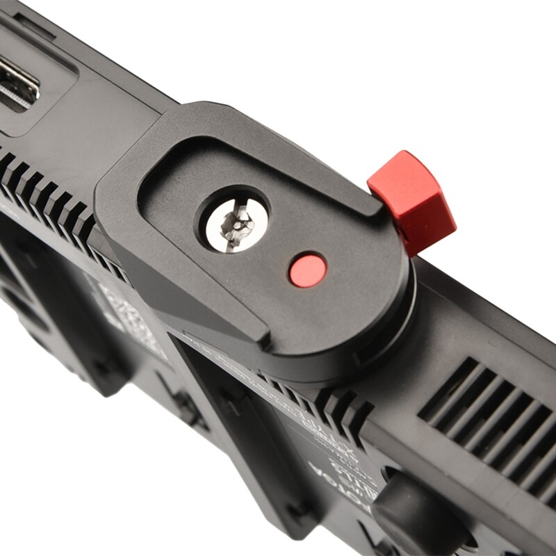 Self-Locking Quick Release Plate LCD Monitor Arm LED Light Camera Mount ...