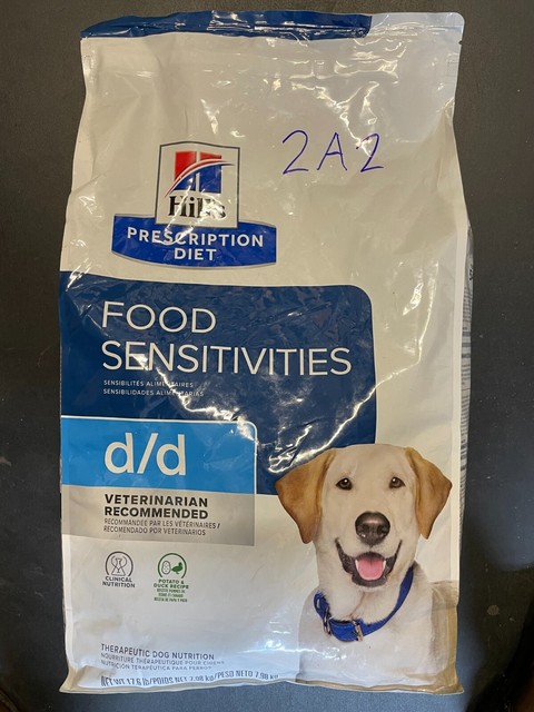17.6# BAG Hills Science Diet d/d Food Sensitivities DOG FOOD 5343 BB 2/ ...