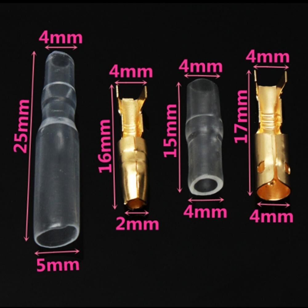 Electric Cable Brass Bullet Terminals Wire Connector Accessories | eBay