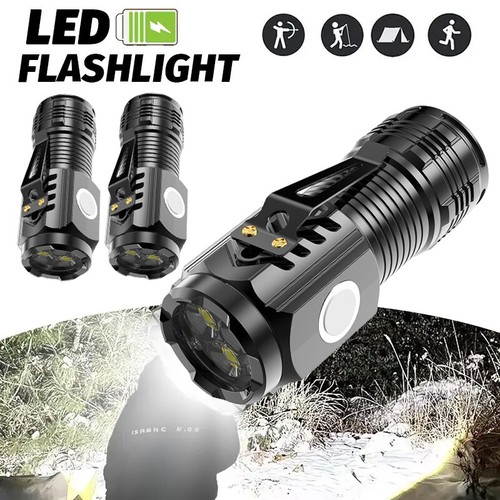Three-Eyed Monster Mini Flashlight Flash Super Power Waterproof Outdoor ...
