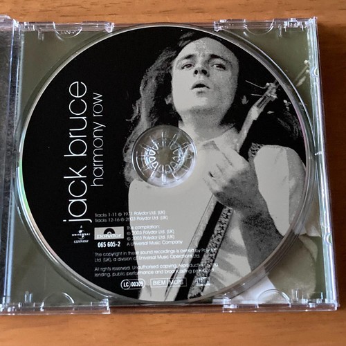 Jack Bruce/Harmony Row Remastered Imported Edition | eBay