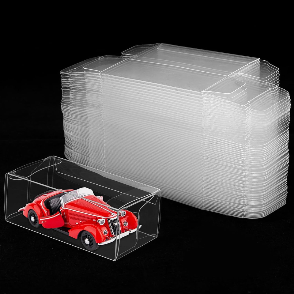 120 PCS 1/64 Display Case for Model Car,Clear Display Case,Storage ...