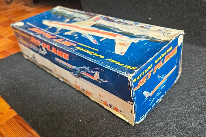 Marx Jet Tin Toy Plane TWA N791TW Battery Op. Japan 1960s | eBay UK