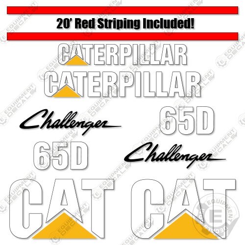 Fits Caterpillar 65D Decal Kit Tractor Decals Agriculture - 7 YEAR 3M ...