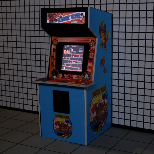Miniature 1/12 Donkey Kong Arcade Machine with light on fit SHF Figma ...