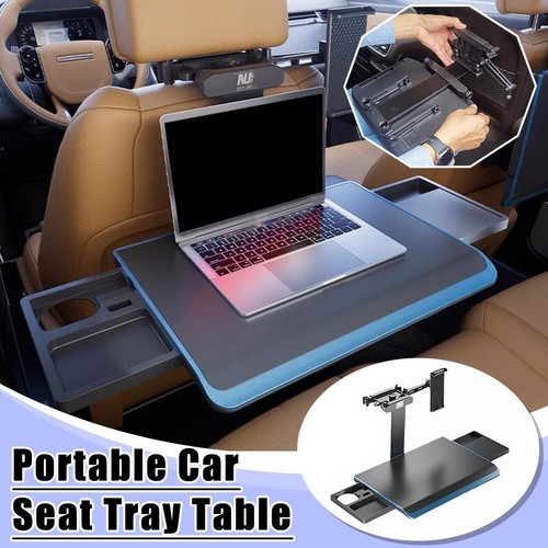 Car Small Table Multifunctional Car Seat Back, Desk Drink Food Cup Tray ...