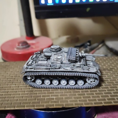 Homemade 1/72 WWII German Tank III L Type Snow Painted Finished Model ...