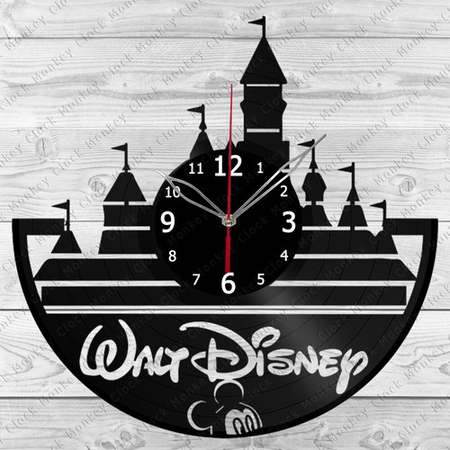 Vinyl Clock Walt Disney Vinyl Record Wall Clock Home Art Decor Handmade ...