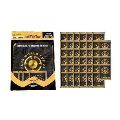 2025 Panini Club World Cup 36 Packs+ Mega Starter Pack Bundle (231 ...