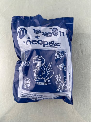 McDonalds Neopets #11 Grarrl New in Sealed Original Package Happy Meal ...