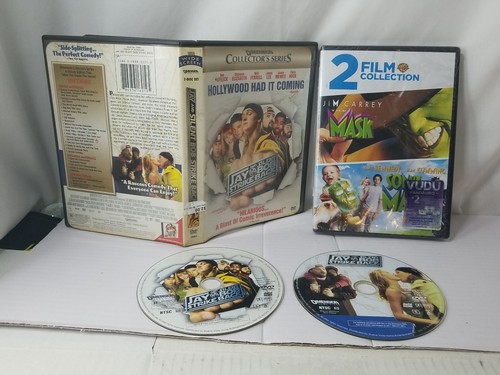 3 Comedy DVDs The MASK jim Carrey SON OF MASK & Jay & Silent Bob Strike ...