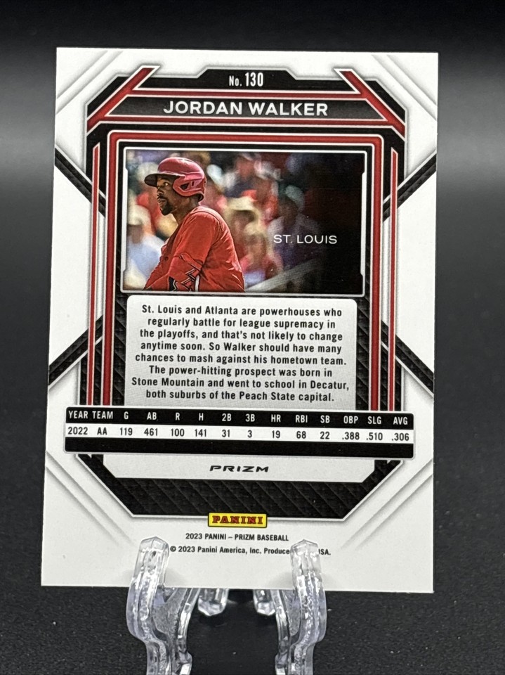 2023 Prizm Silver Jordan Walker Rookie Card R29409 **READ DESCRIPTION ...