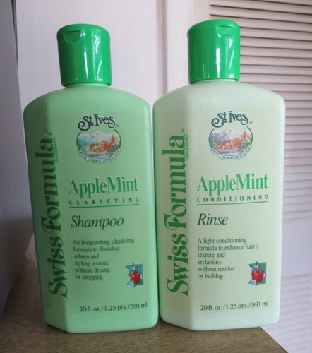 Vintage 1991 St. Ives Swiss Formula Clarifying Shampoo + Conditioner ...
