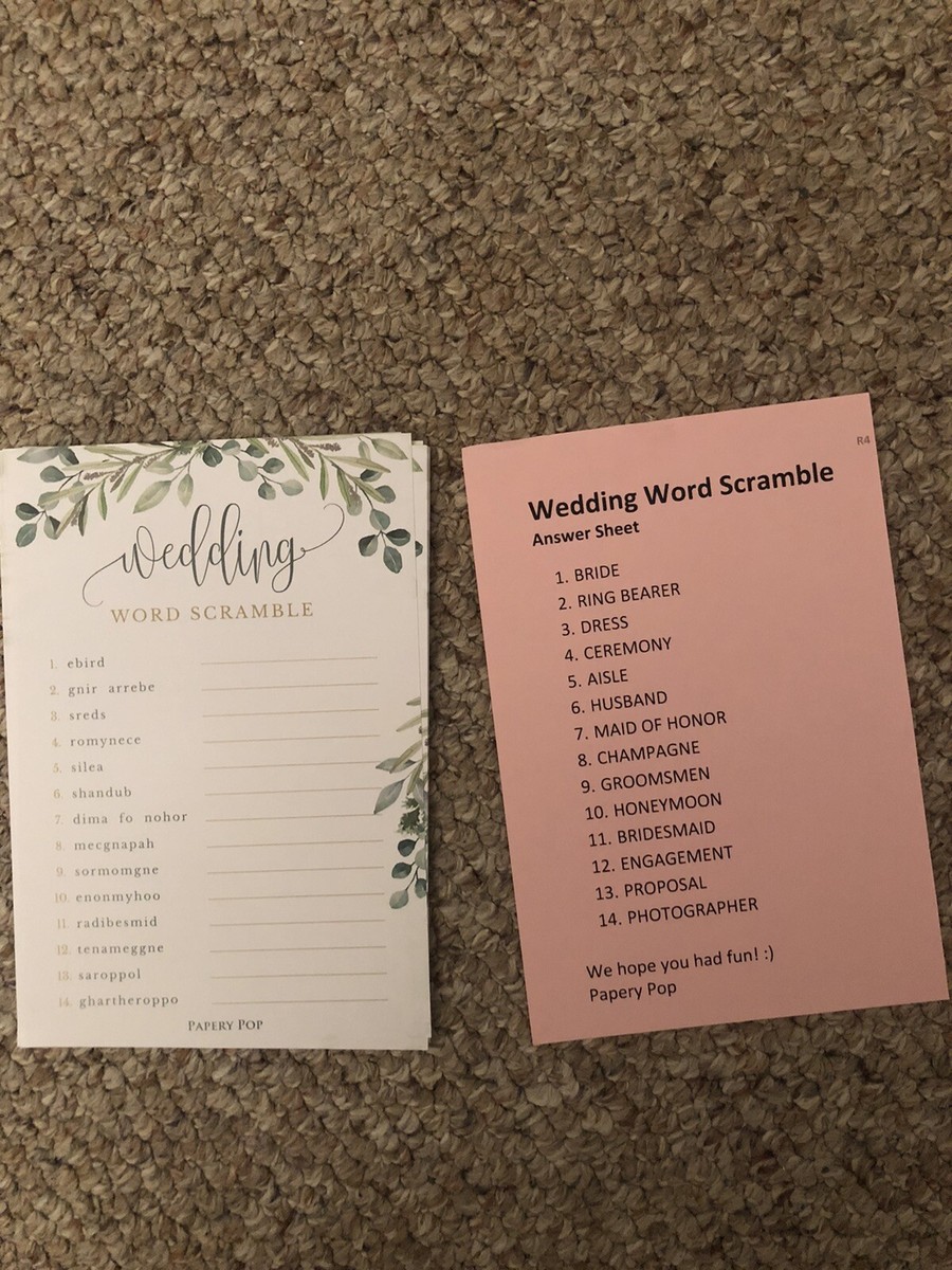 Bridal Word Scramble Answers Wedding Word Scramble! Word Search