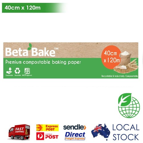 Baking Paper Roll Cooking Non Stick with Metal Cutter Beta Bake Paper ...