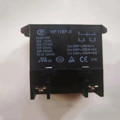 1Pc HONGFA JQX HF116F-3-012DF-2HT 12VDC Relay 25A 277VAC | eBay