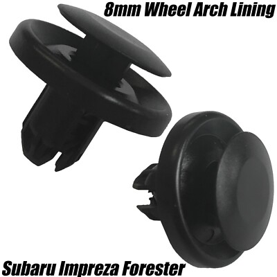 20x Clips For Subaru Impreza Forester Legacy 8mm Wheel Arch Lining ...