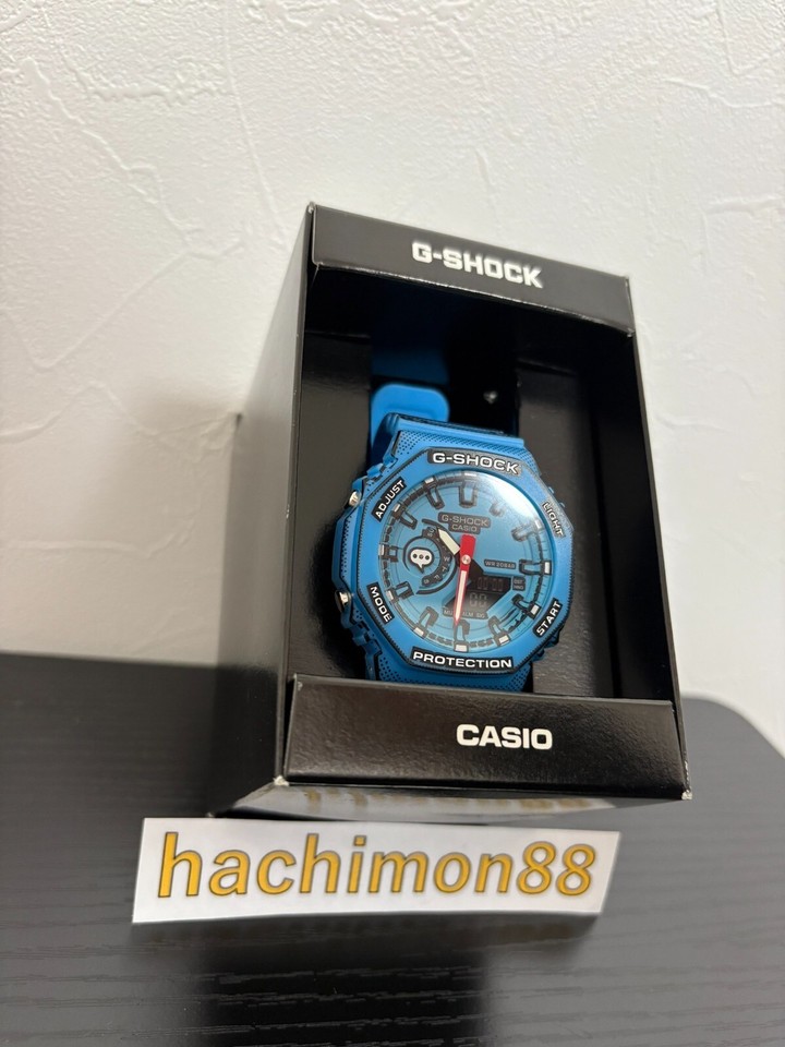 Casio G-SHOCK MANGA THEME GA-2100MNG-2AJR Men's Watch Octagon Blue ...