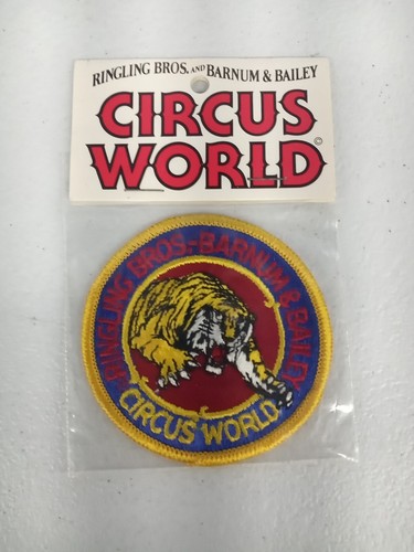 NIP Ringling Bros. Barnum & Bailey Circus World 3” Round Souvenir Patch ...