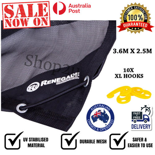 3.6m x 2.5m Heavy Duty Mesh Cargo Net Cover For Ute Tray Trailer ...