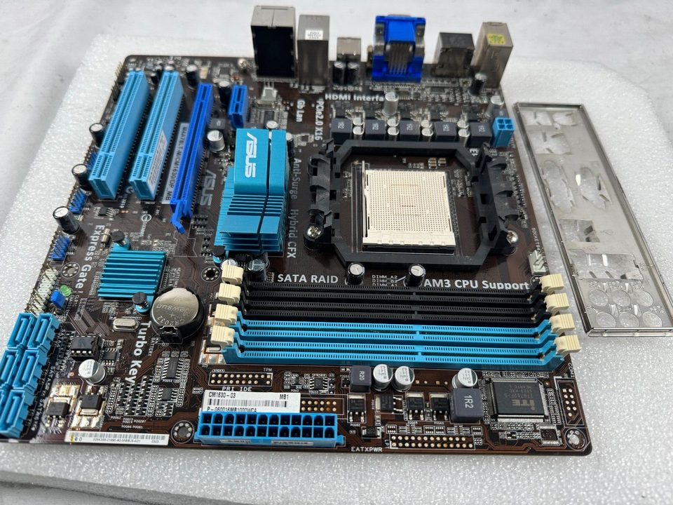 ASUS M4A78LT-M/CM1630/DP_MB SOCKET AM3 MOTHERBOARD; Tested | eBay