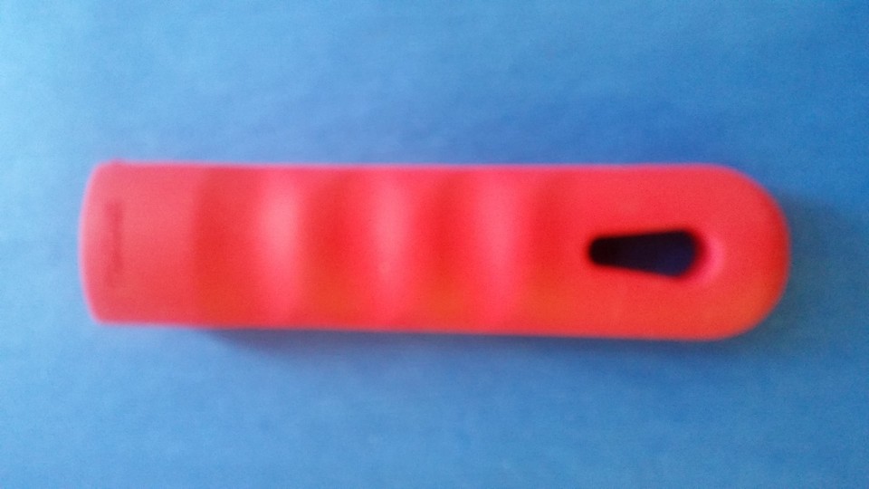 (ONE) SILICONE HOT HANDLE HOLDER RED RUBBER SKILLET GRIP FITS FLAT ...