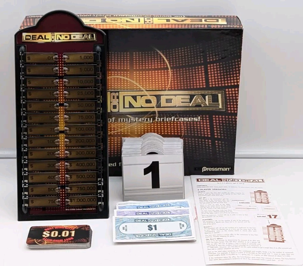 2006 Deal or No Deal Board Game from Pressman NBC Complete VGC | eBay