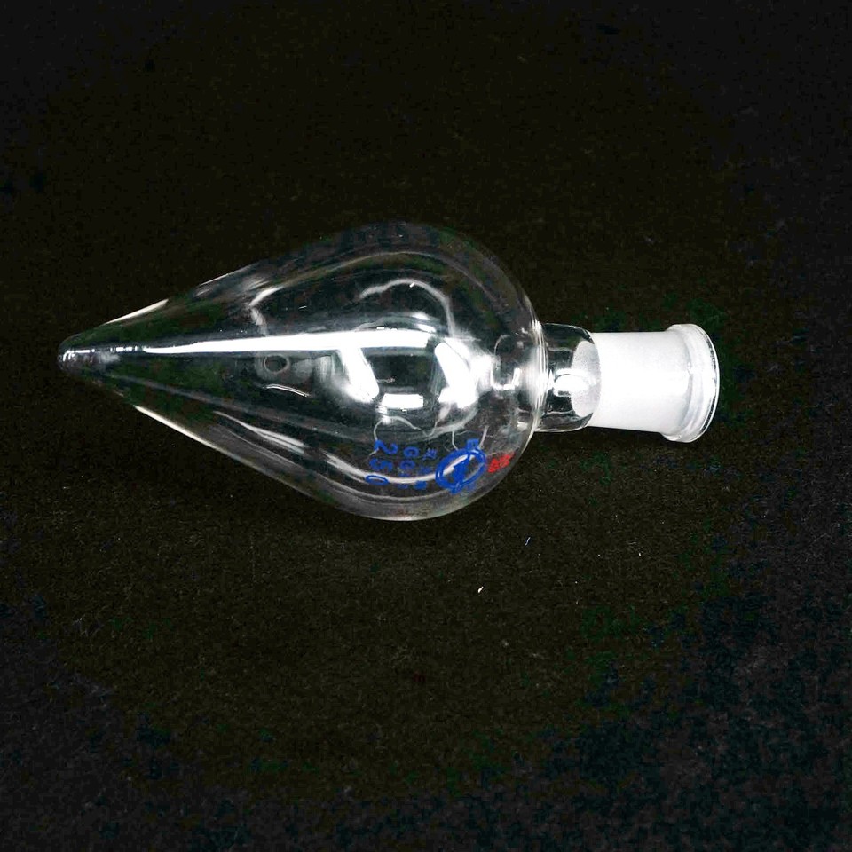 5-500ml Single Neck Socket Joint Pear Shape Glass Boiling Flask ...
